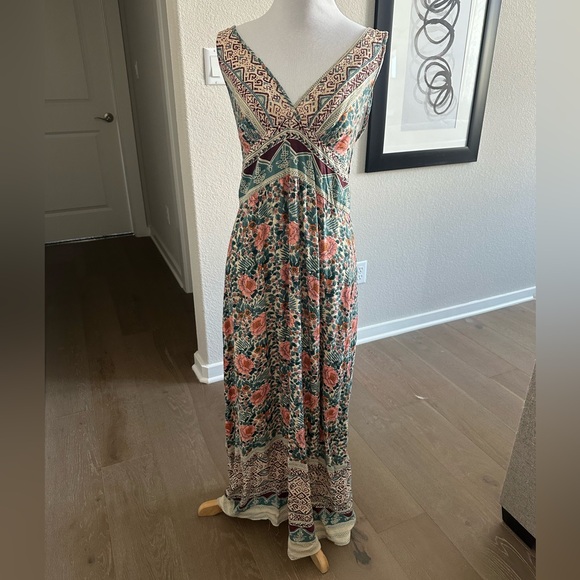 Angie | Dresses | Angie Boho Long Maxi Dress Multicolor | Poshmark